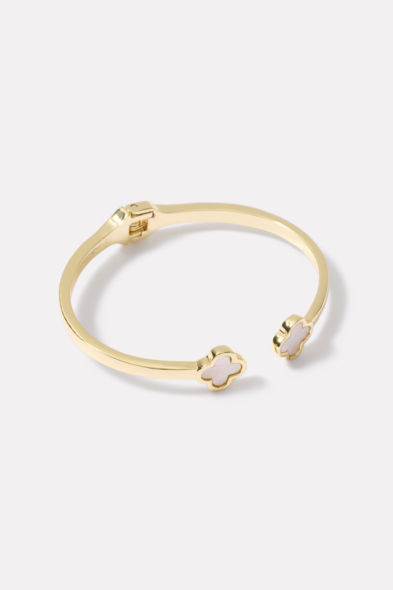 Kiara Clover Cuff Bracelet