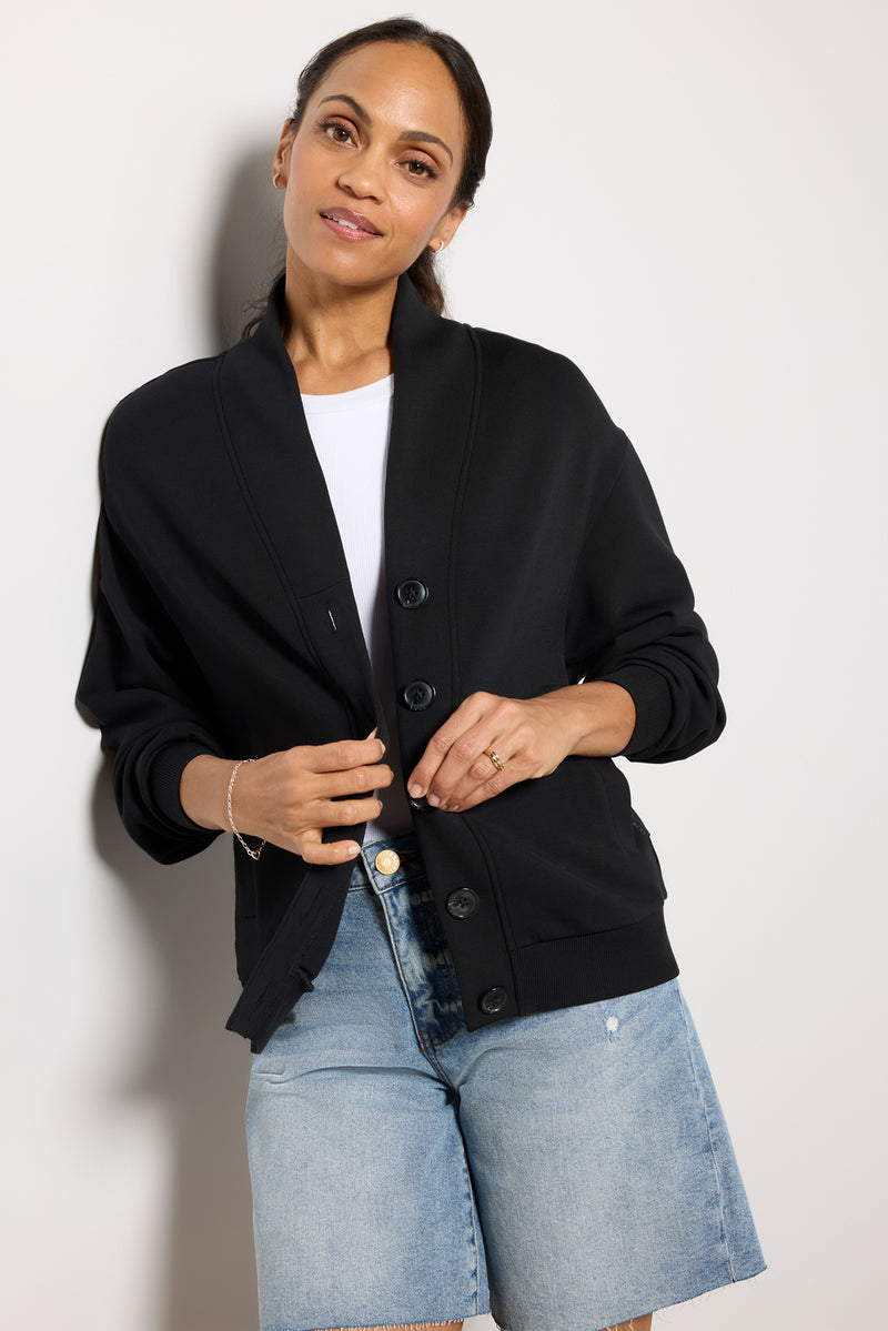 Varley Celeste Button Through Sweat