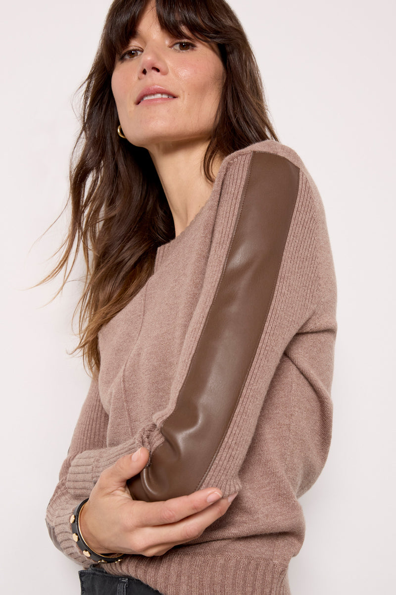 Harlow Leather Pullover