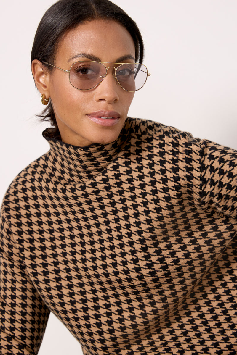 Houndstooth Pullover