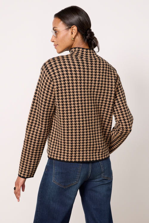 Houndstooth Pullover