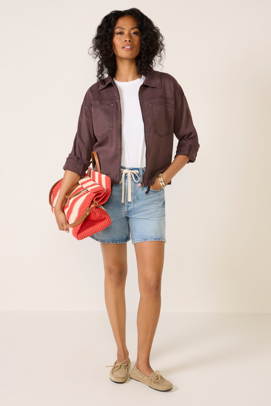 Bobbie Zip Utility Jacket