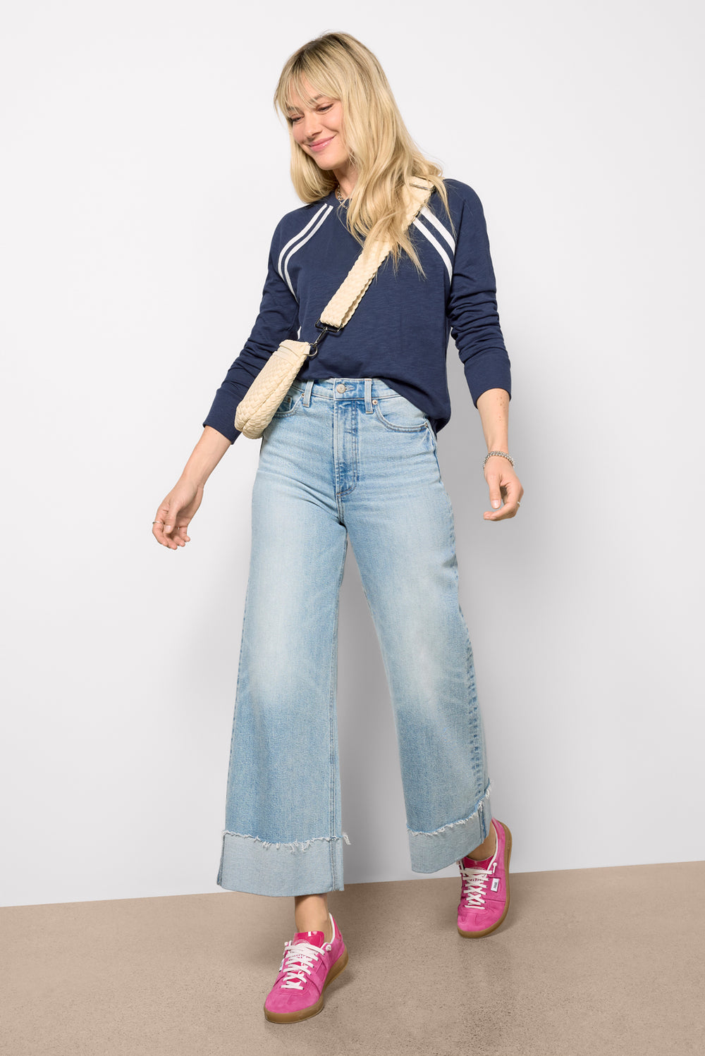 Kit Sporty Stripe Raglan