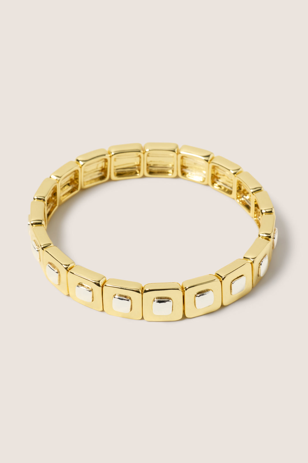 Square Two Tone Bracelet